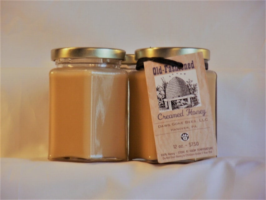 All-Natural Creamed Honey - Velvety Smooth and Spreadable (12 oz) | Dawg Gone Bees, LLC